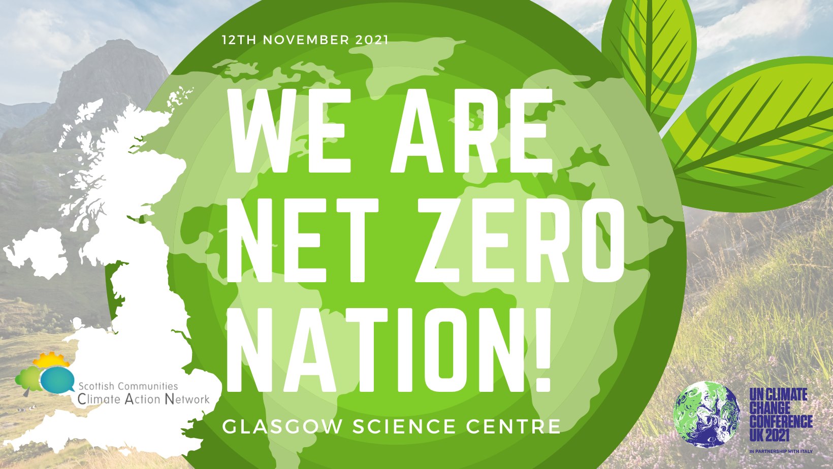 We Are Net Zero Nation! at COP26 Glasgow – Scottish Communities Climate ...